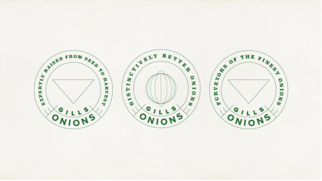 Gills Onions Branding and Positioning Created by FoodMix