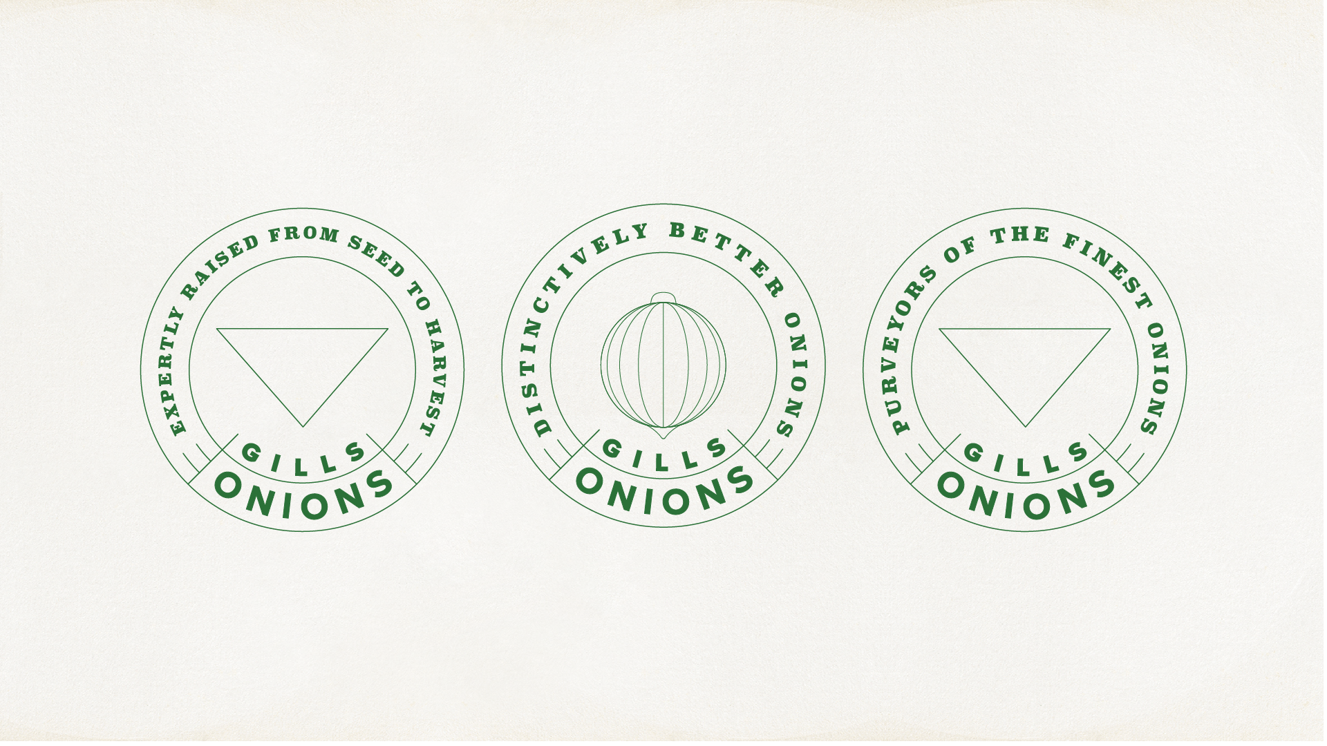 Gills Onions Branding and Positioning Created by FoodMix